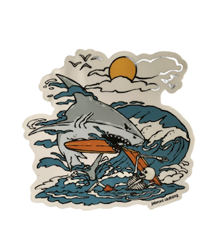 Shark Bait sticker – JABRONI CLOTHING Lifestyle clothing brand