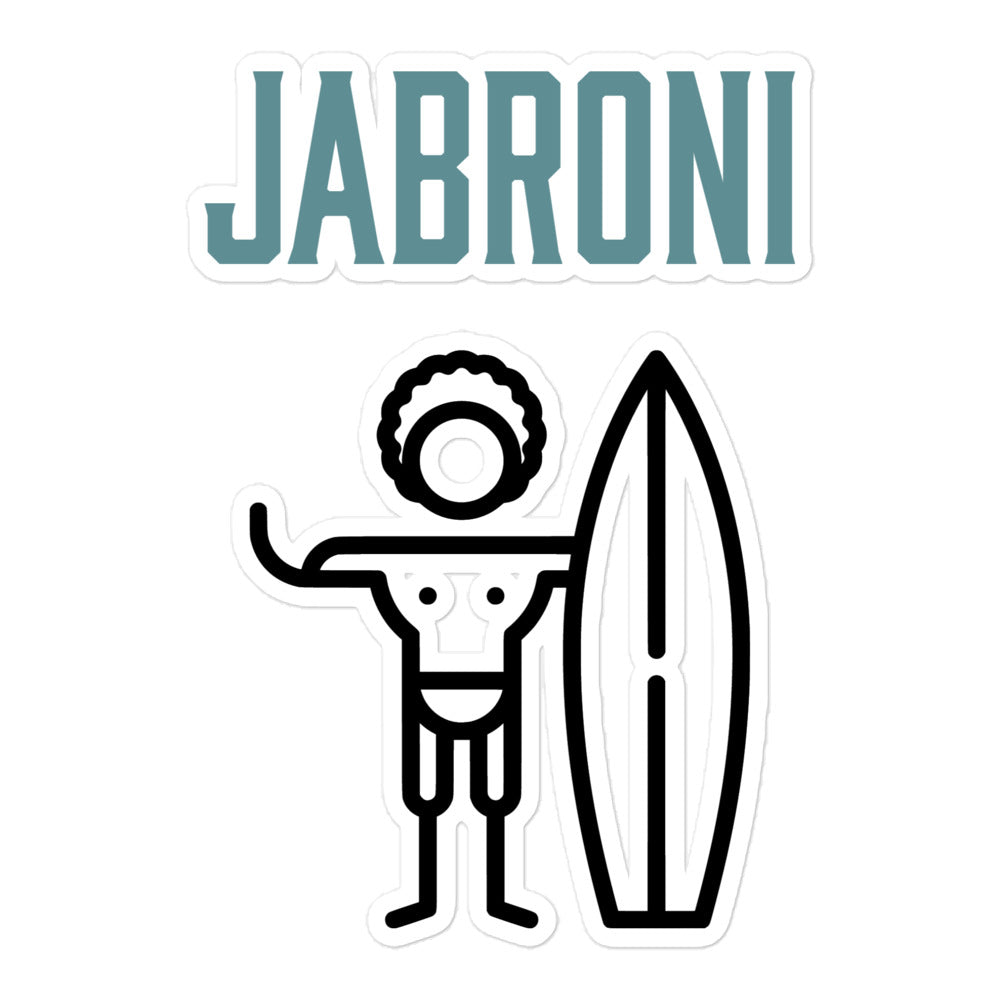 BIG JABRONI STICKER – JABRONI CLOTHING Lifestyle clothing brand
